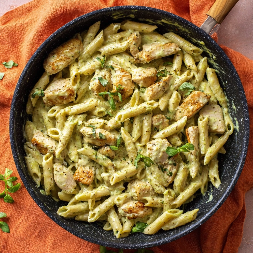 Creamy Chicken Pesto Pasta – Amazing 30-Minute Recipe You’ll Love