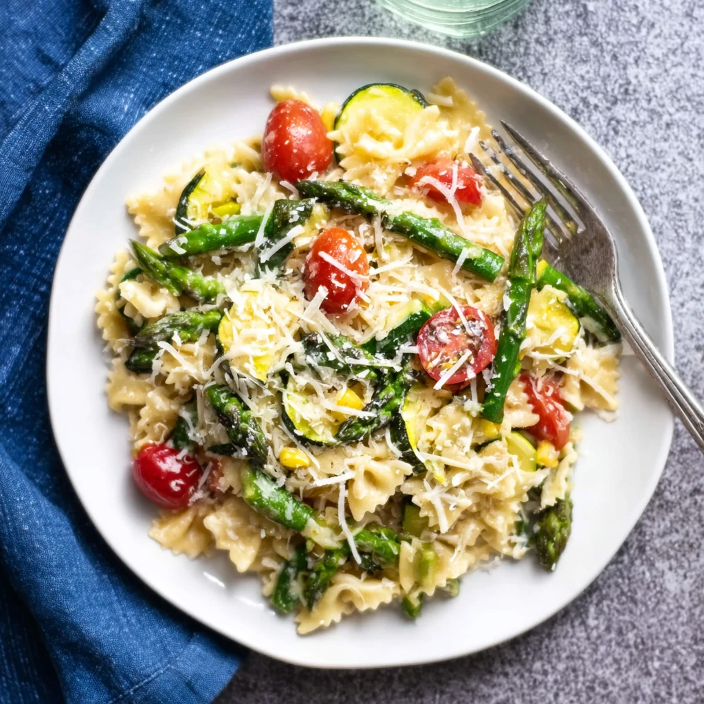 Alfredo Pasta Primavera Ultimate 30-Minute Dinner Recipe