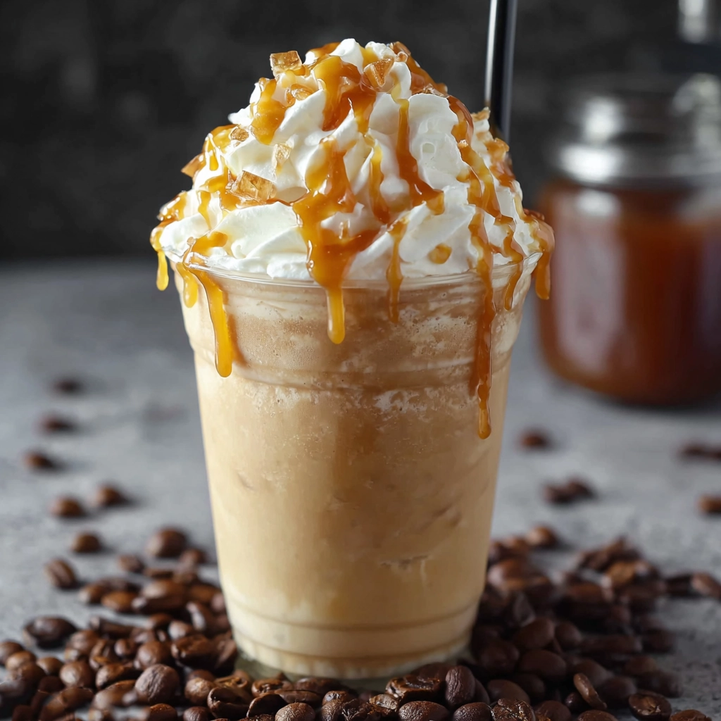 Caramel Frappuccino Copycat Easy 5-Minute Coffee Drink