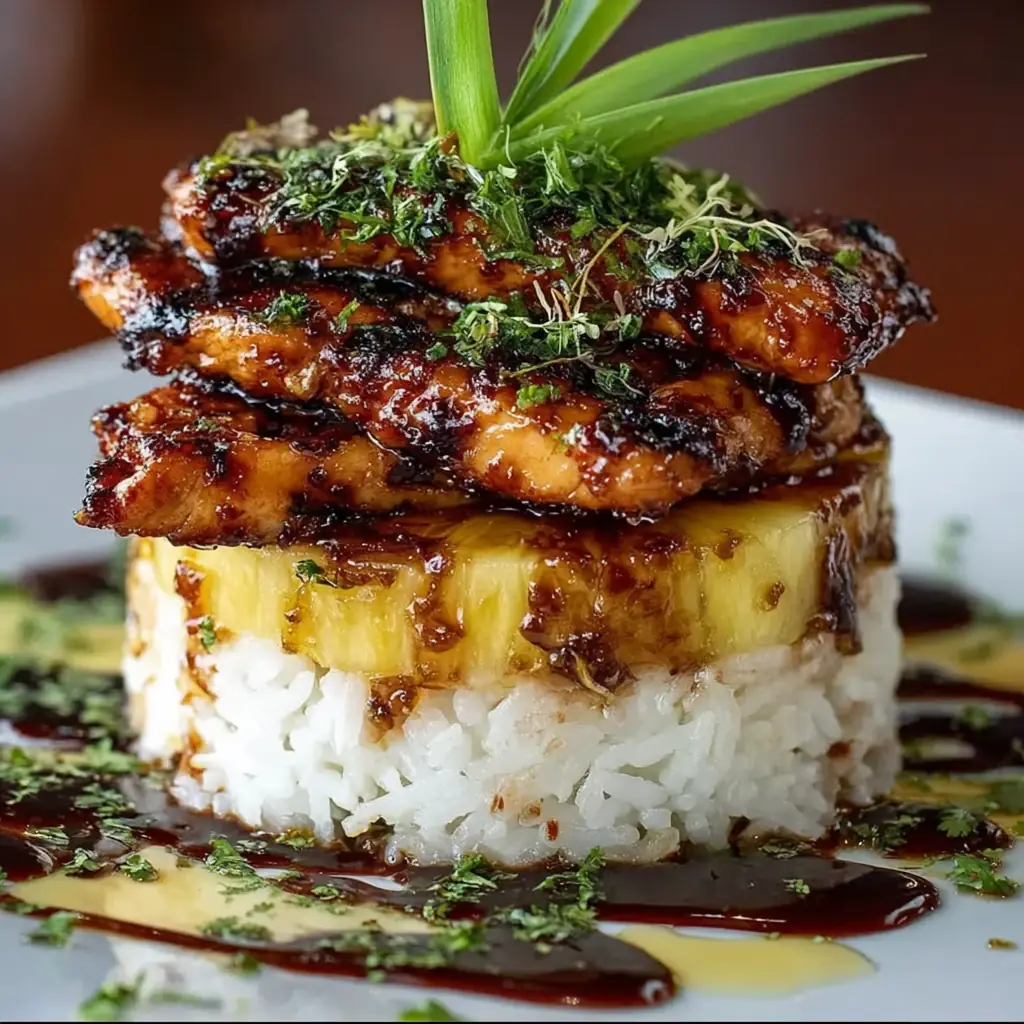Hawaiian Huli Huli Chicken Stack: Easy Tropical Grilled Favorite ...