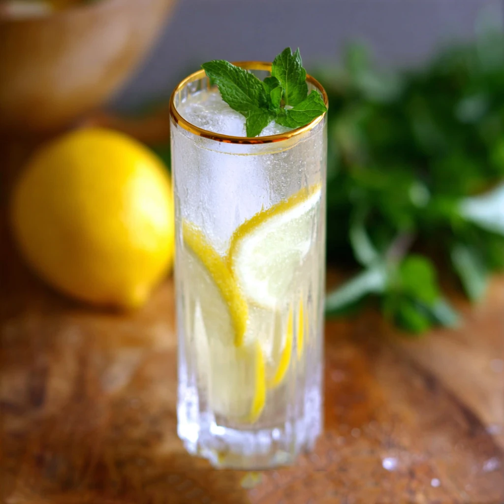 Lemon Basil Spritzer Amazing 5-Minute Refreshing Drink
