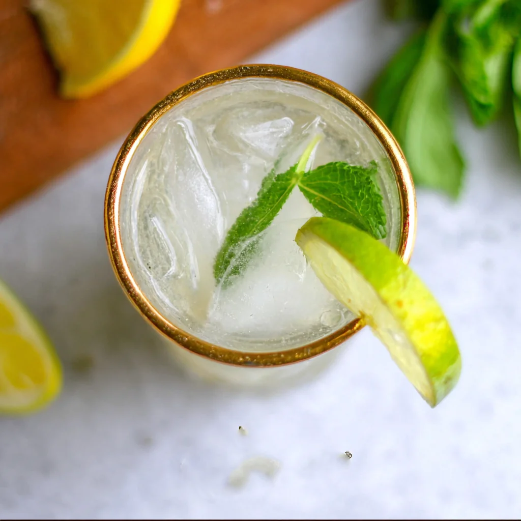 Lemon Basil Spritzer Amazing 5-Minute Refreshing Drink