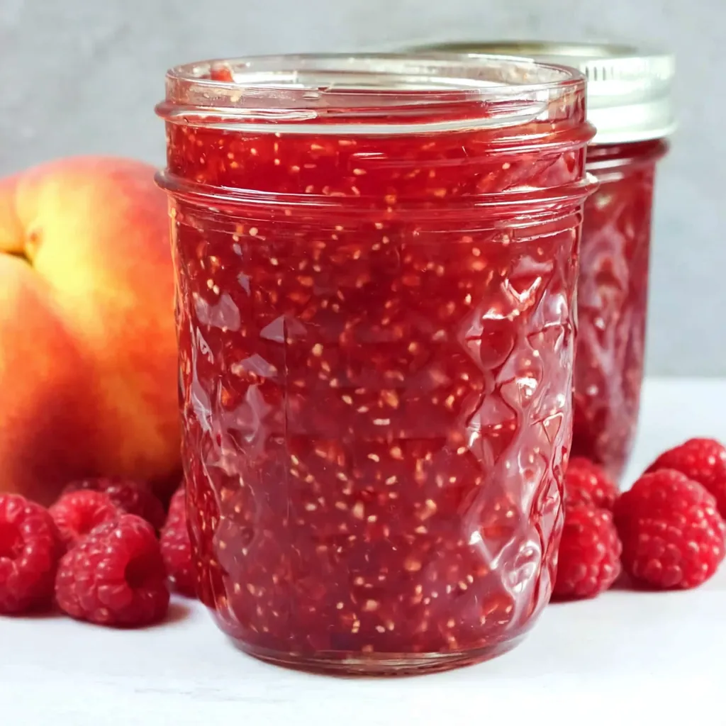 Raspberry Peach Jam: Simple 4-Ingredient Summer Favorite