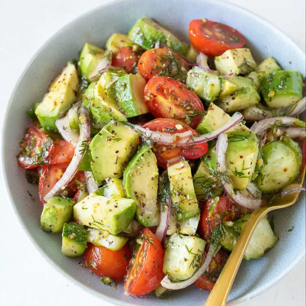 Avocado Cucumber Salad: Amazing 10-Minute Fresh Recipe